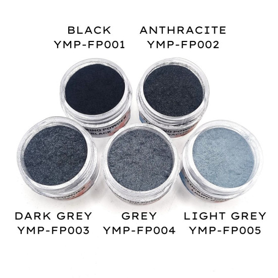 Yamamoto YMP-FP003 Hi-Quality Flocking powder Dark grey 25ml